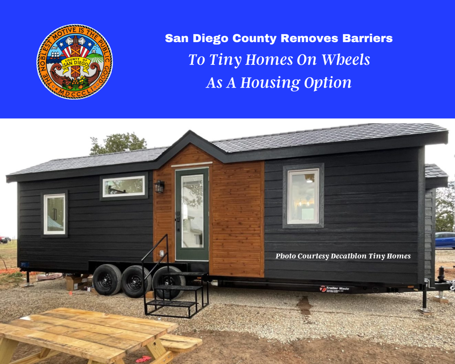 San Diego County Approves Tiny Homes On Wheels - Tiny House Alliance USA