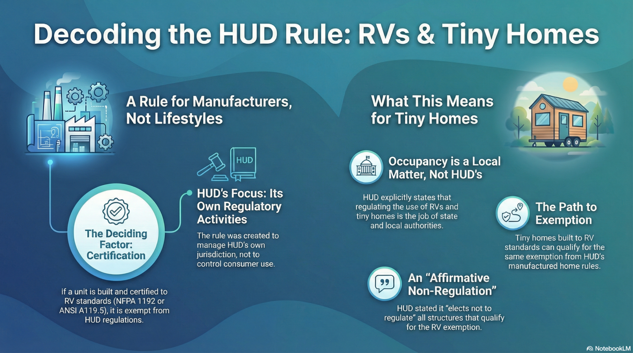 HUD Final Rule RV Exemption 2018 - Tiny House Alliance USA
